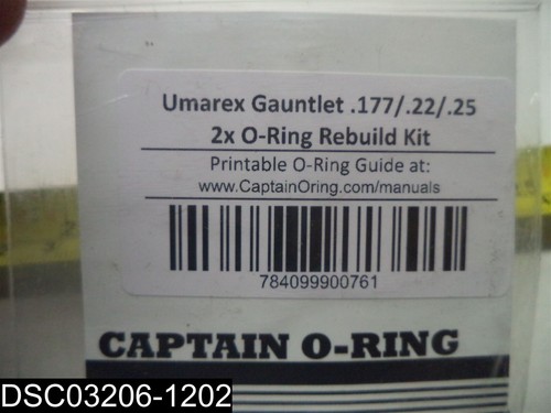 QTY=5 Packs: Captain O-Ring Umarex Gauntlet .177, .22, .25 2X O-Ring ...