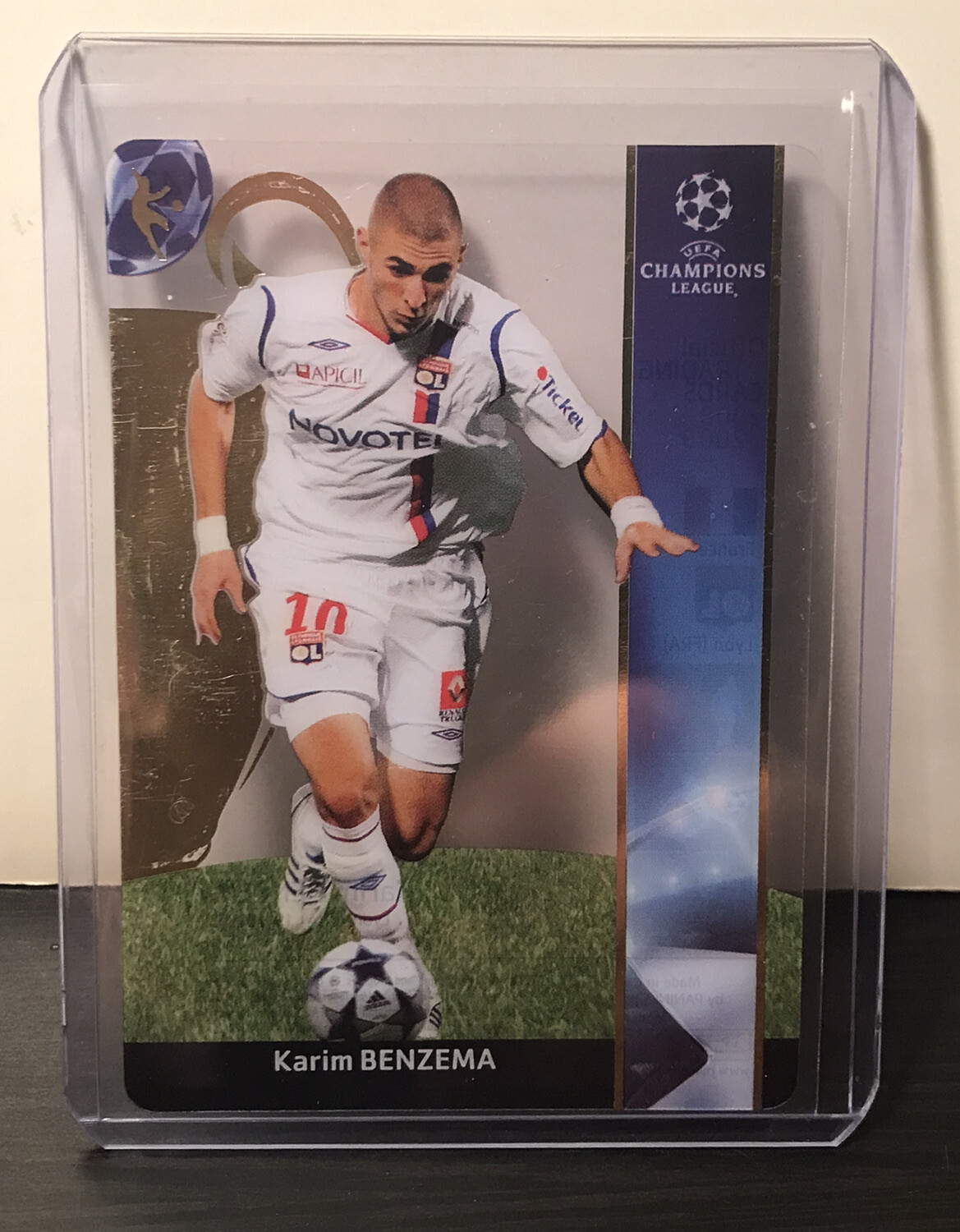 PANINI KARIM BENZEMA UEFA CHAMPIONS LEAGUE TRADING CARD ULTRA 2008 LOOK ...