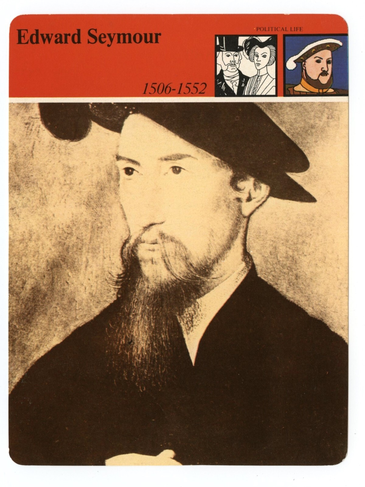 Edward Seymour - Political Life Edito Service British Heritage Card | eBay