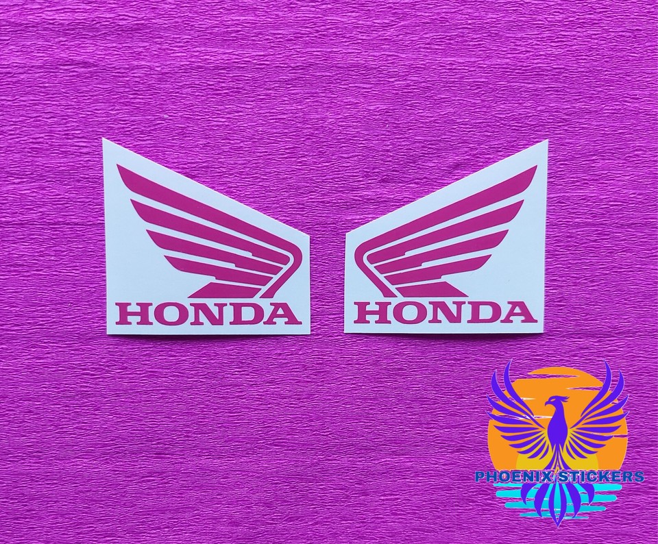 HONDA Wings Logo - Left / Right Vinyl Decal Sticker (Various SIZES and ...