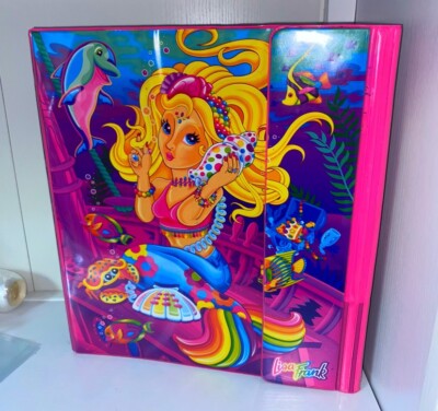Vintage Lisa Frank Shelle Mermaid Trapper Keeper Binder 2000 Rare | eBay