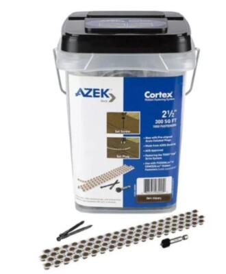 TimberTech Cortex Collated AZEK Vintage 2.5-in Brown Concealed Screw ...