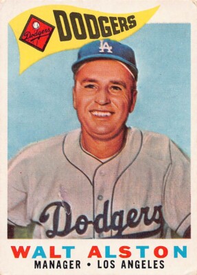 1960 Topps #212 Walt Alston Los Angeles Dodgers Manager | eBay