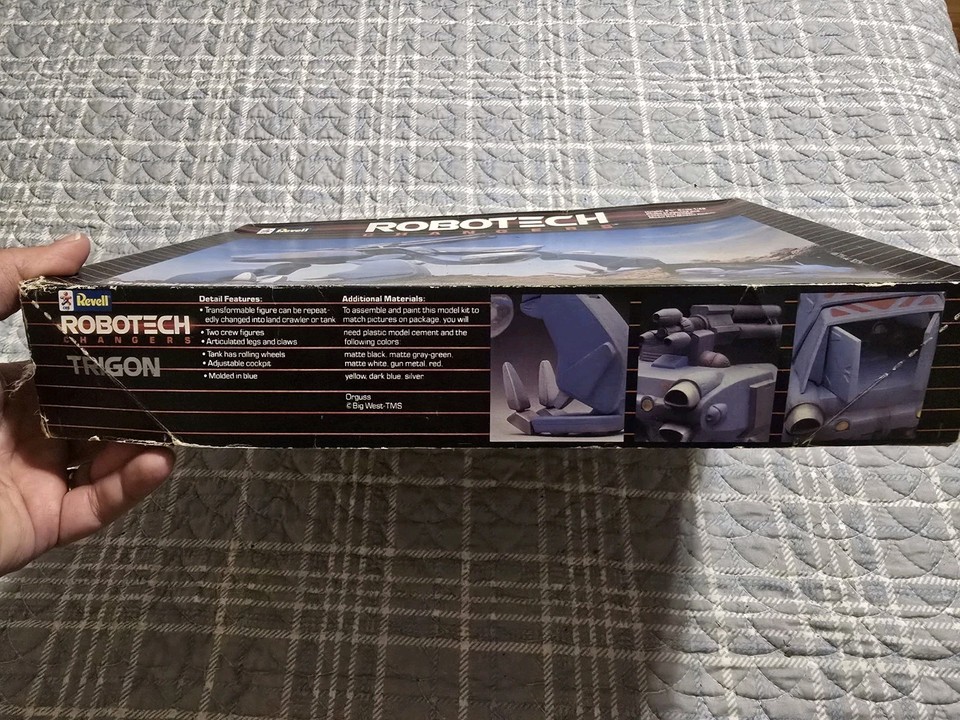 Vintage 1985 ROBOTECH CHANGERS TRIGON Model Kit Sealed Revell Retro Toy ...