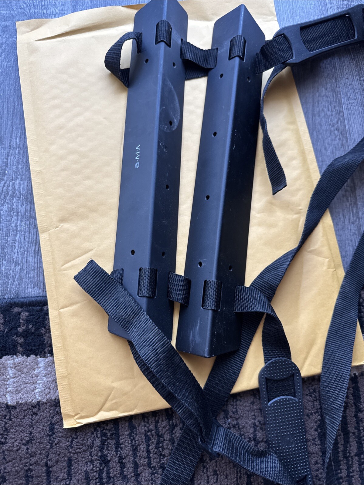 VIVO Black Under-Desk PC Adjustable Strap Mount | Computer Case Holder ...