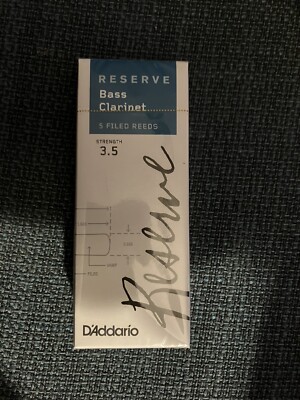 D'Addario Reserve Bass Clarinet Reeds 3.5 - 5 Per Box | eBay