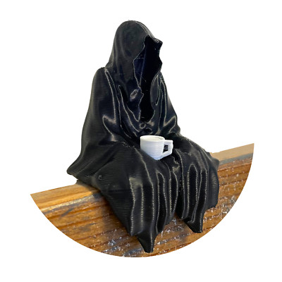 Sitting Hooded Ghost Figurine Suriel ACOTAR Inspired Statue, Spooky ...