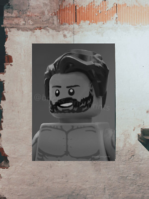 LEGO Giga Chad Meme Poster - Custom Print - A3 - A4 Size | eBay Australia