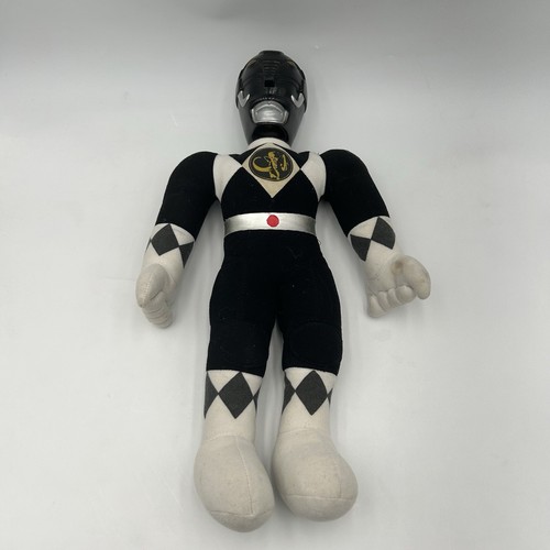 Mighty Morphin Power Rangers Black Ranger Stuffed plush 19" 1993 Saban ...