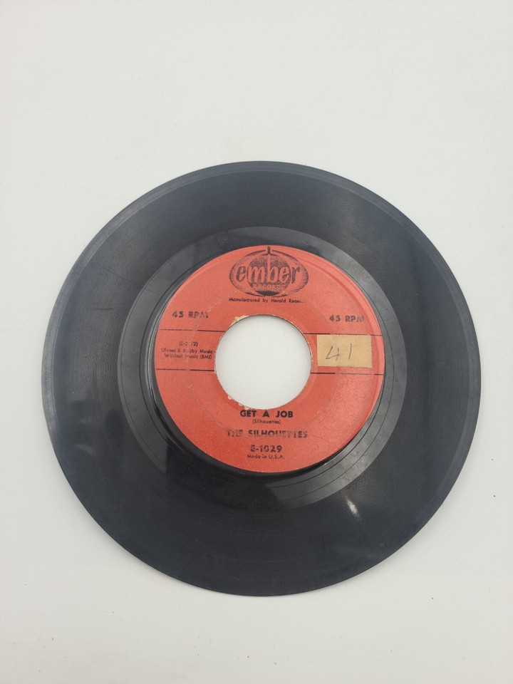 The Silhouettes I am Lonely / Get a Job Ember Records 45 RPM E-1029 | eBay