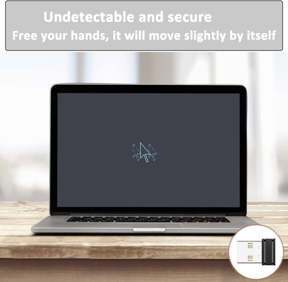 Mouse Jiggler, Undetectable Mouse Mover Jiggler Automatic Mouse Rocker ...