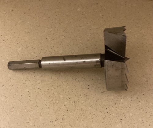 High Quality Steel 3-1/8” Diameter Steel Forstner Bit with Non Slip Hex ...