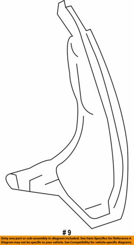 52592-21050 Toyota Seal, rear bumper side, lh 5259221050, New Genuine ...