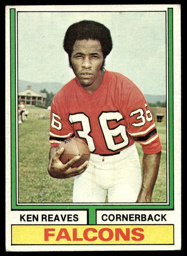 Ken Reaves 1974 Topps #317 Atlanta Falcons Football Card | eBay