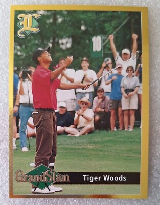 TIGER WOODS 2001 Legends Grand Slam Card (c) | eBay