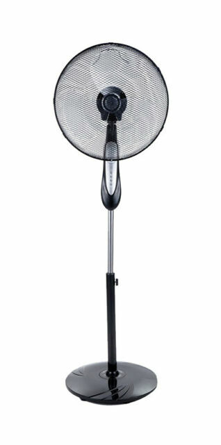 Challenge TX-1610R 16" 3 Speed Pedestal Fan - Black for sale online | eBay