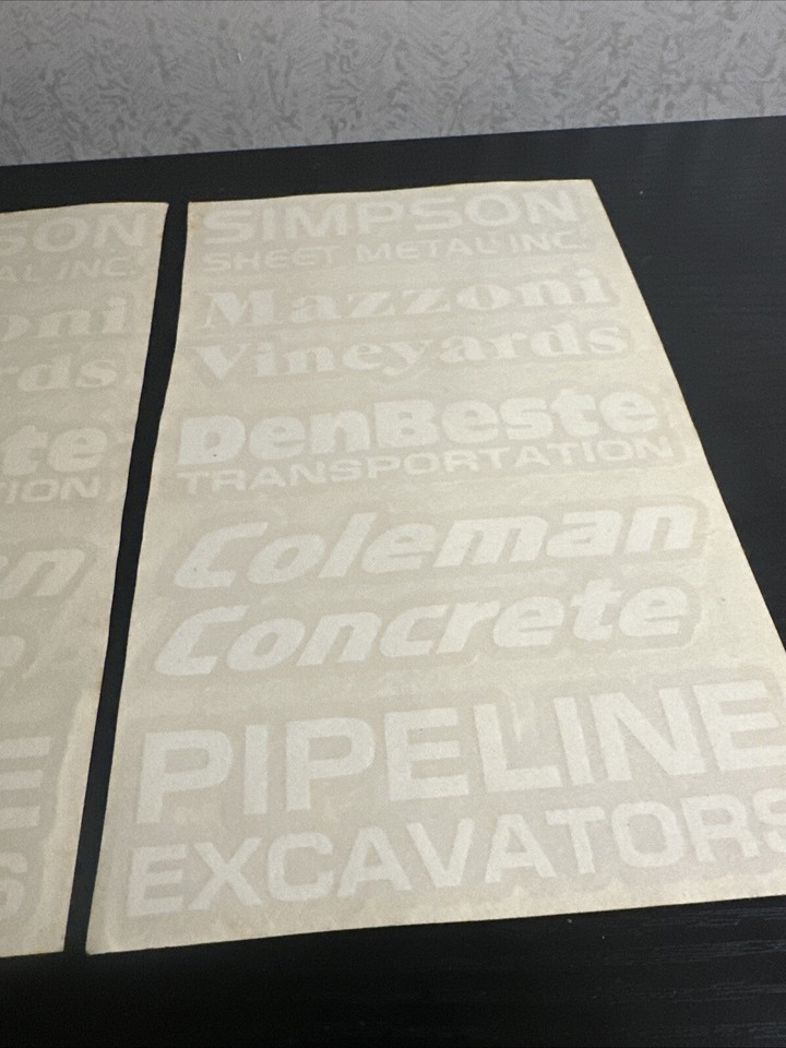 Vintage 2006 Busch Racing Contingency Decals NASCAR Racing Sponsors | eBay