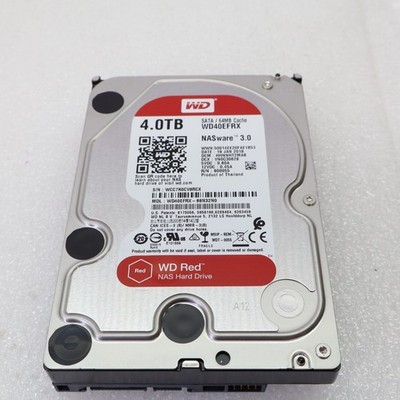 WD RED WESTERN DIGITAL WDC WD40EFRX-68N32N0 4TB 3.5 SATA NAS HDD T5-C2 ...
