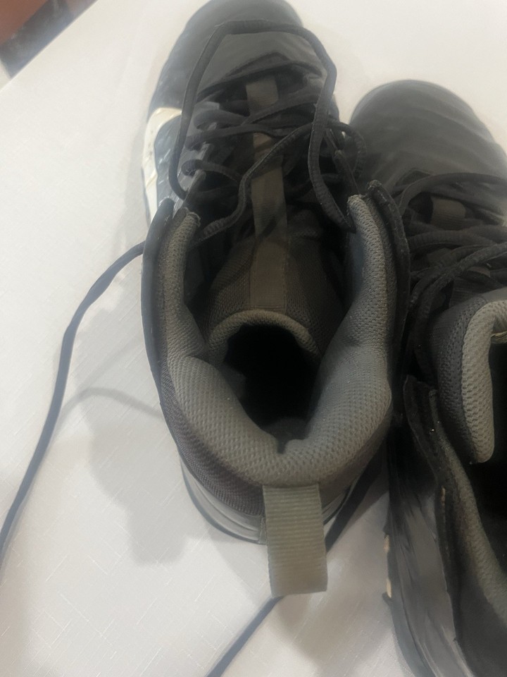 Nike Alpha Fast Flex Men's Size 13W Black White Football Cleats FQ3875 ...