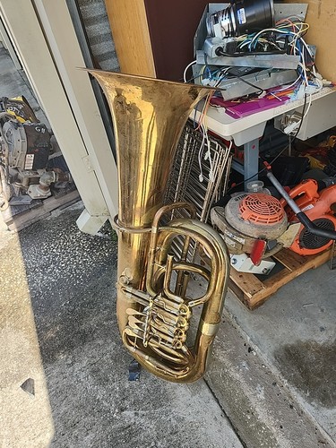 Sanders Imperial 4 Valve Tuba *FOR PARTS OR REPAIR | eBay