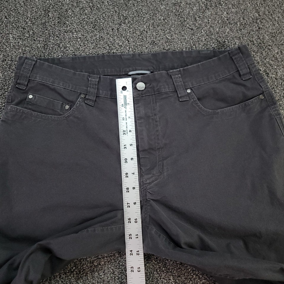 Rab Radius Pants Men 36x31 Gray Slim Leg Stretch Gusset Climbing ...