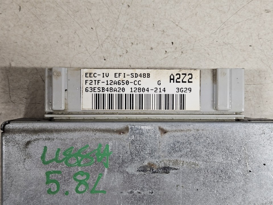 1992-1993 Ford F150 F250 5.8L 351W EEC Engine Control Module F2TF ...