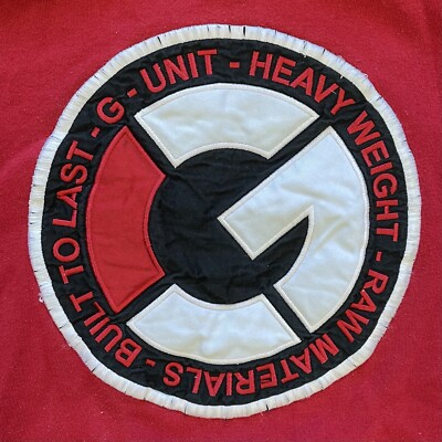Vintage G-Unit Heavyweight Built To Last Large Hooded Red & Black ...