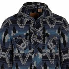 Powder River Outfitters Wool Aztec Jacquard Jacket, Blue | eBay