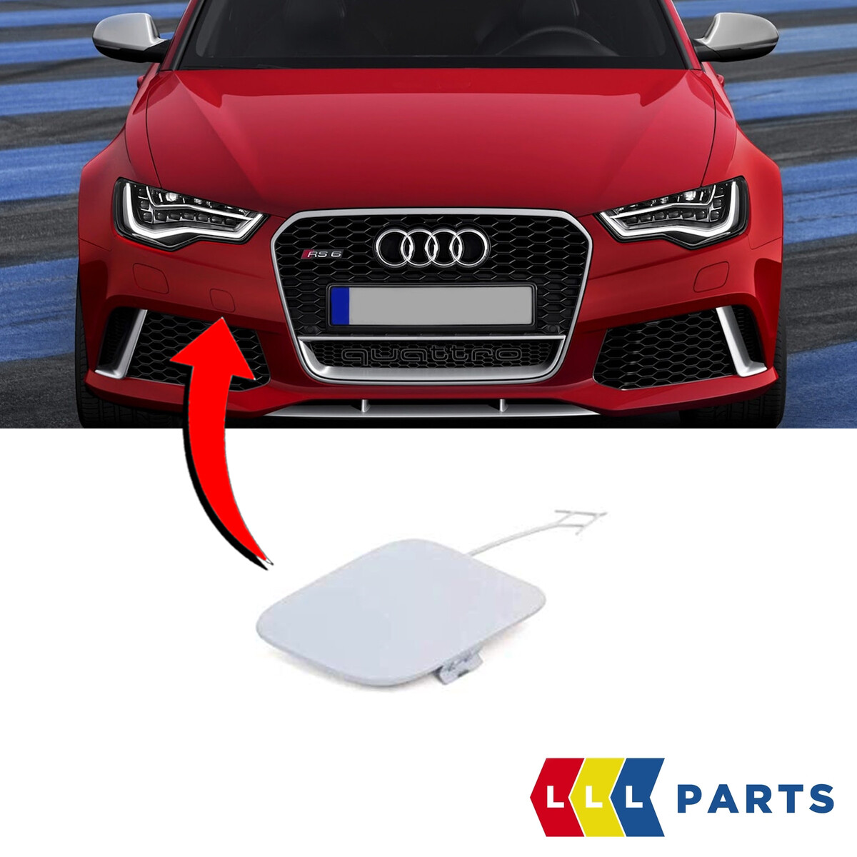 Audi 4G0807241AGRU Genuine OEM Tow Eye Cap for sale online | eBay