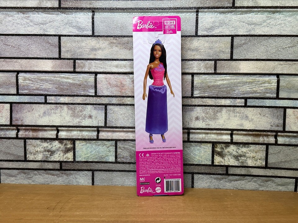 Barbie You Can Be Anything Princess Doll, Black Doll, Brown Eyes GGJ96 ...