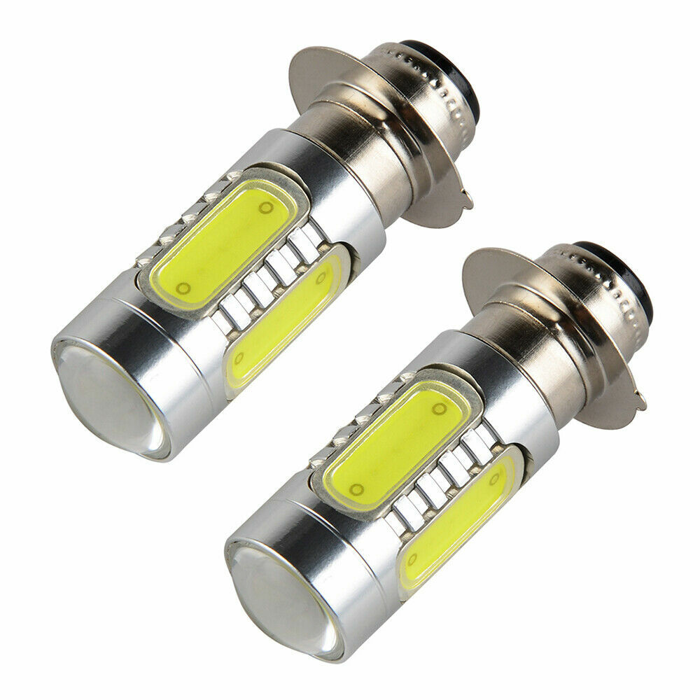 H6M P15D LED Headlight Bulb For Can-Am Honda Kawasaki Suzuki Yamaha ...