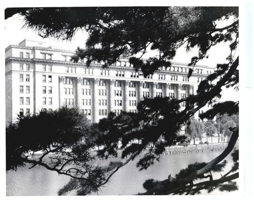 MEIJI BUILDING,FAR EAST AIRFORCES HQ,TOKYO,JAPAN,1948.VTG 10" x 8 ...