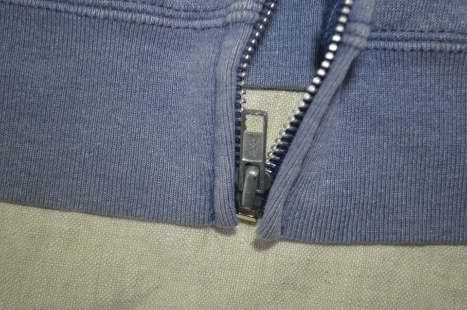 Vintage 90s Lee Heavyweight Full Zip Blank Hoodie Sweatshirt Blue XL ...