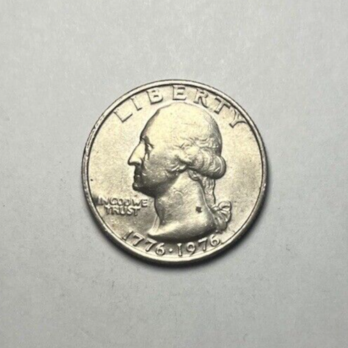 🎖️ Pièce ultra-rare de 25 cents du Bicentenaire 1776-1976 sans marque ...