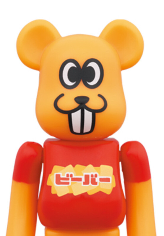 bearbrick X Hokka Beaver Rice Snack Hokuriku Medicom be@rbrick 100% ...