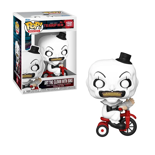 Funko Pop! TERRIFIER: Art the Clown with Bike #1591 NEW IN STOCK ...