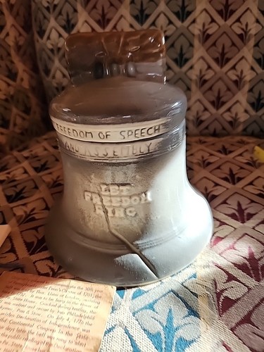 Bi-Centennial Let Freedom Ring House Of Webster Ceramic Bell W Orig ...