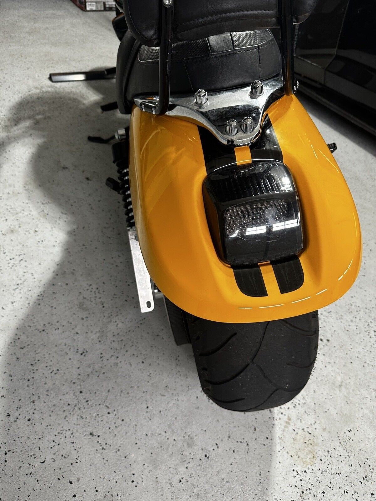 Flat License Plate Relocation Bracket for HARLEY-DAVIDSON NIGHT ROD ...