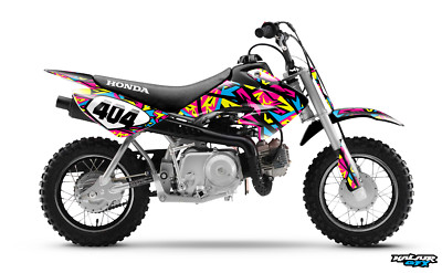 Graphics Kit for Honda CRF50 (2004-2012) or (2013+) Shatter- Pink | eBay