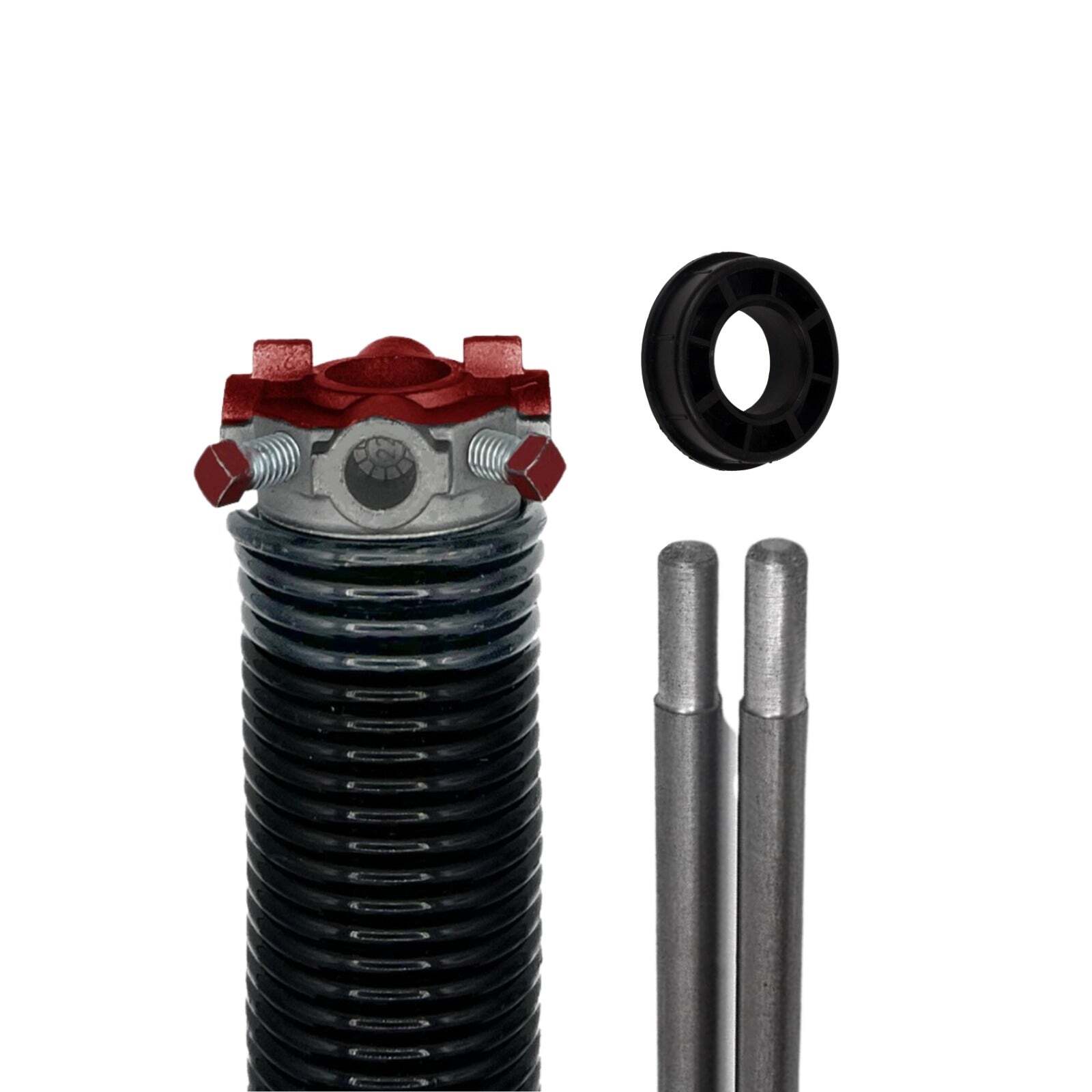 Garage Door Torsion Spring 218x1.75x33 - Red Cone 1" Nylon Bushing ...