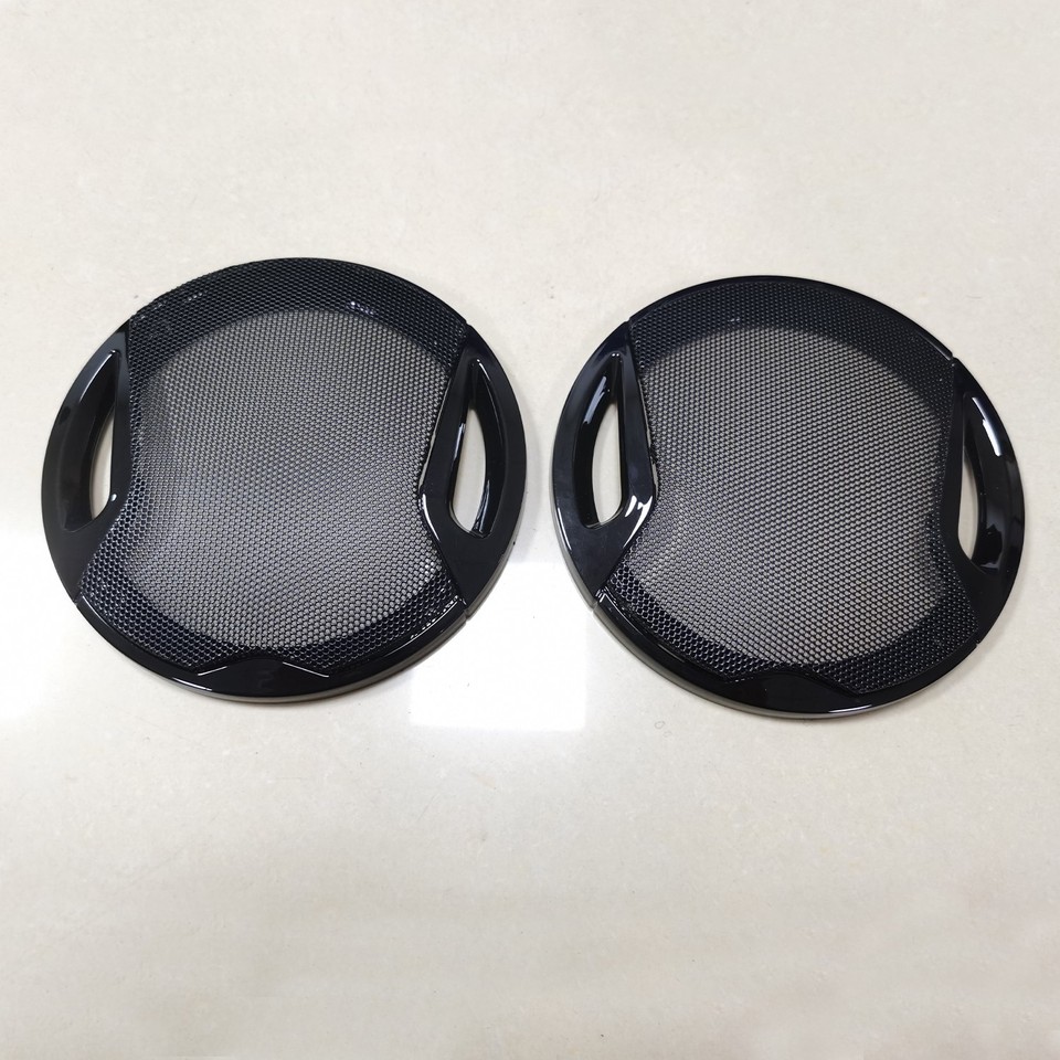 Black Rear Speaker Cover Grill Mesh Fit For Harley Electra Tri Glide ...