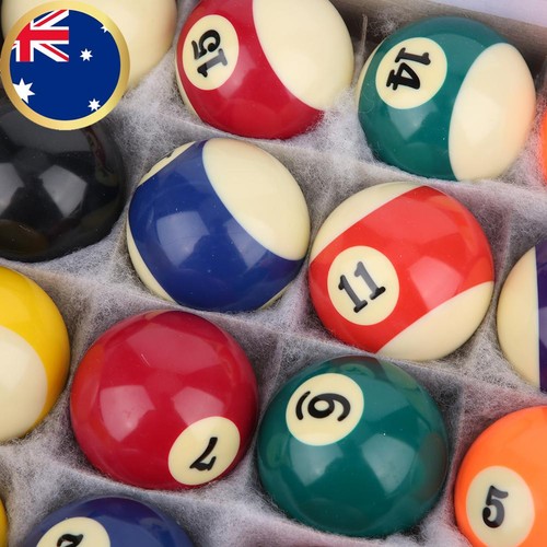Complete 2.3in Resin Billiard Ball Set for Indoor Pool and Snooker ...