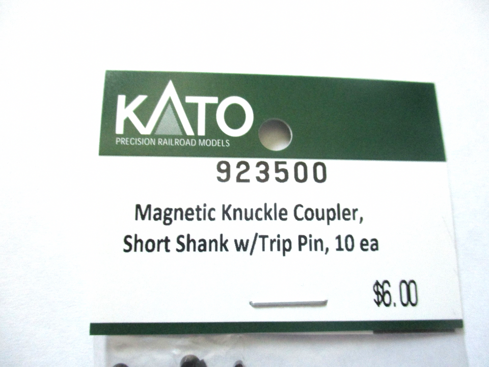 Kato # 923500 Magnetic Knuckle Coupler Short Shank w.Trip Pin 10 Each N ...