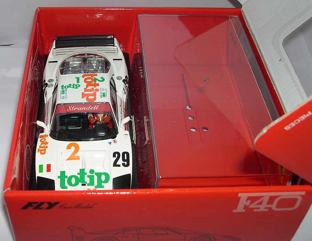 Slot Car SCX Scalextric Fly 88314 Ferrari F40 24 H. Le Mans 1994 for ...
