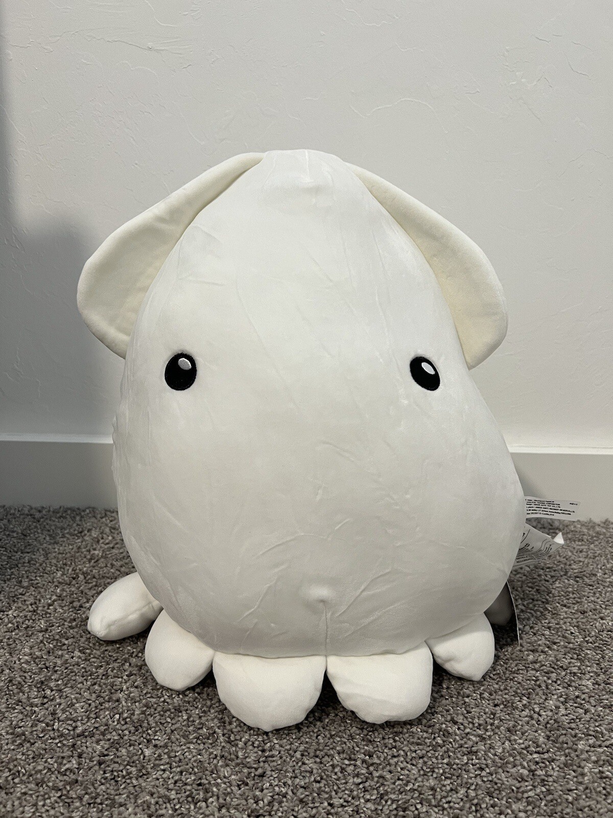 BRAND NEW Mochipuni Squid JB White Plush 15" Stuffed Toy ROUND 1 | eBay