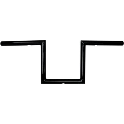 LA Choppers Gloss Black 1" 8" Narrow Z Bars Handlebars Harley ...