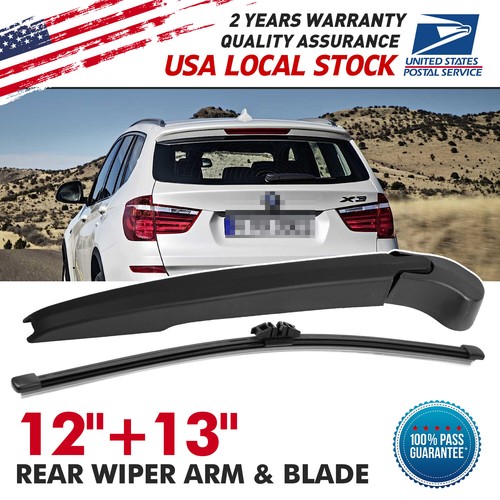 For BMW X3 F25 2011-2017 12"&13" REAR WINDSHIELD WIPER BLADE ARM OEM ...