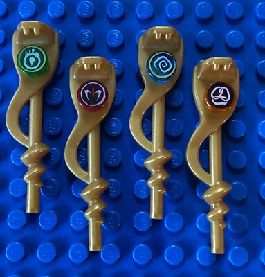 Lego Ninjago snake staff bundle x 4 Venomari, Fangpyre, Hypnobrai ...