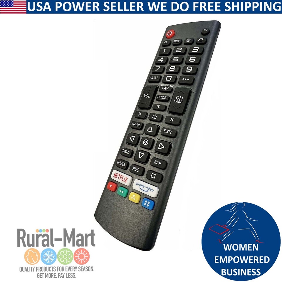 LG AKB75095330 Universal Remote for 4K UHD TVs, Replaces AKB75095307 ...