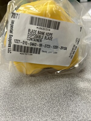 Imperial Supplies 7071 Disposable Blade Container | eBay